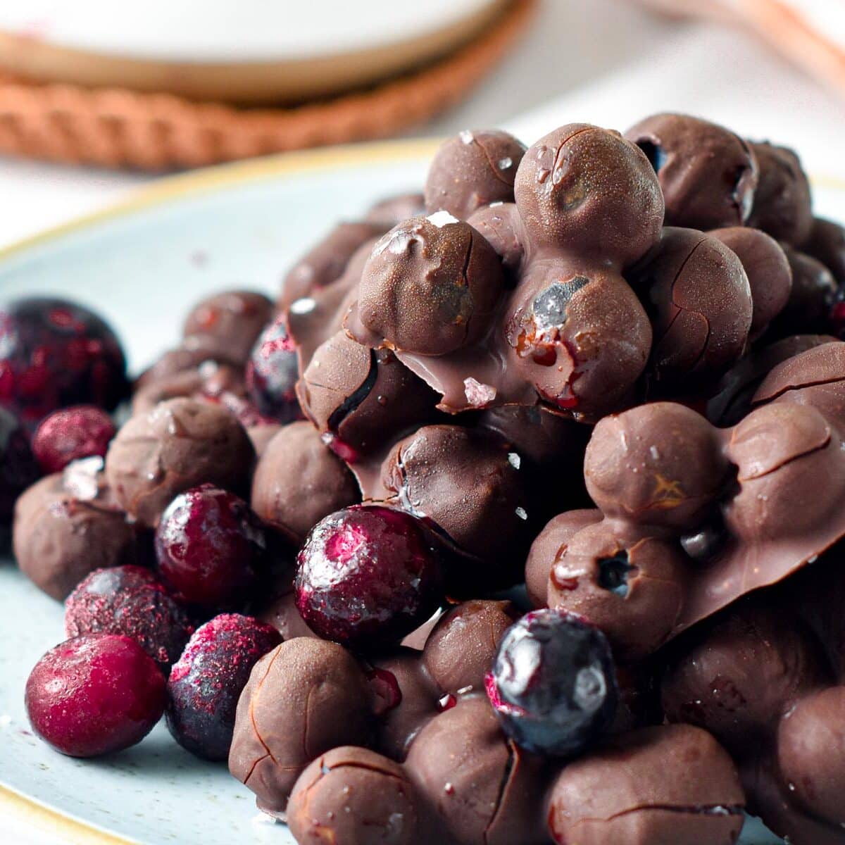 Chocolate Covered Blueberries (Ready in 20 Minutes) - Sweet As Honey