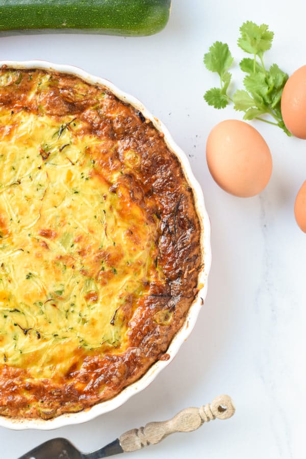 Crustless Zucchini Pie - Keto, Gluten-free - Sweet As Honey
