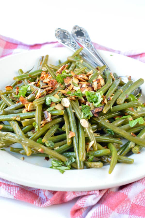 French Green Beans With Almonds Authentic Sweetashoney