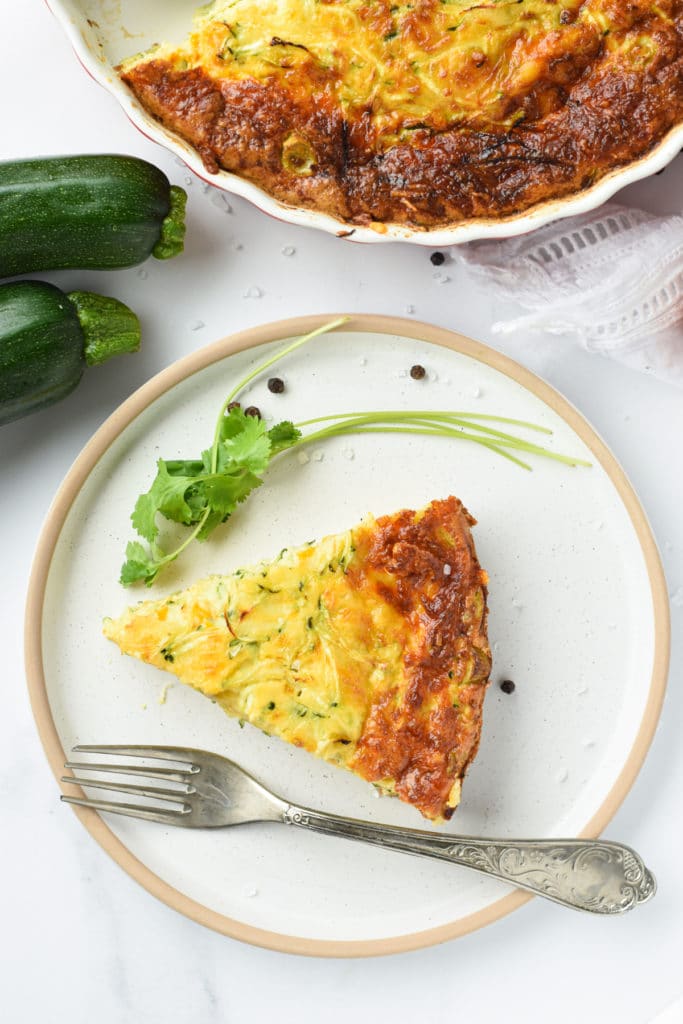 Crustless Zucchini Pie - Keto, Gluten-free - Sweet As Honey
