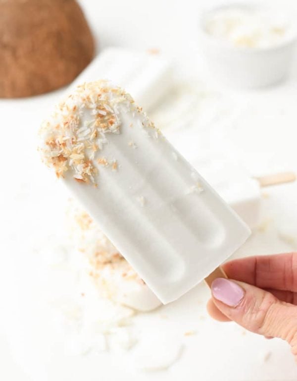 Keto Coconut Popsicles 1g Net Carbs! - Sweet As Honey