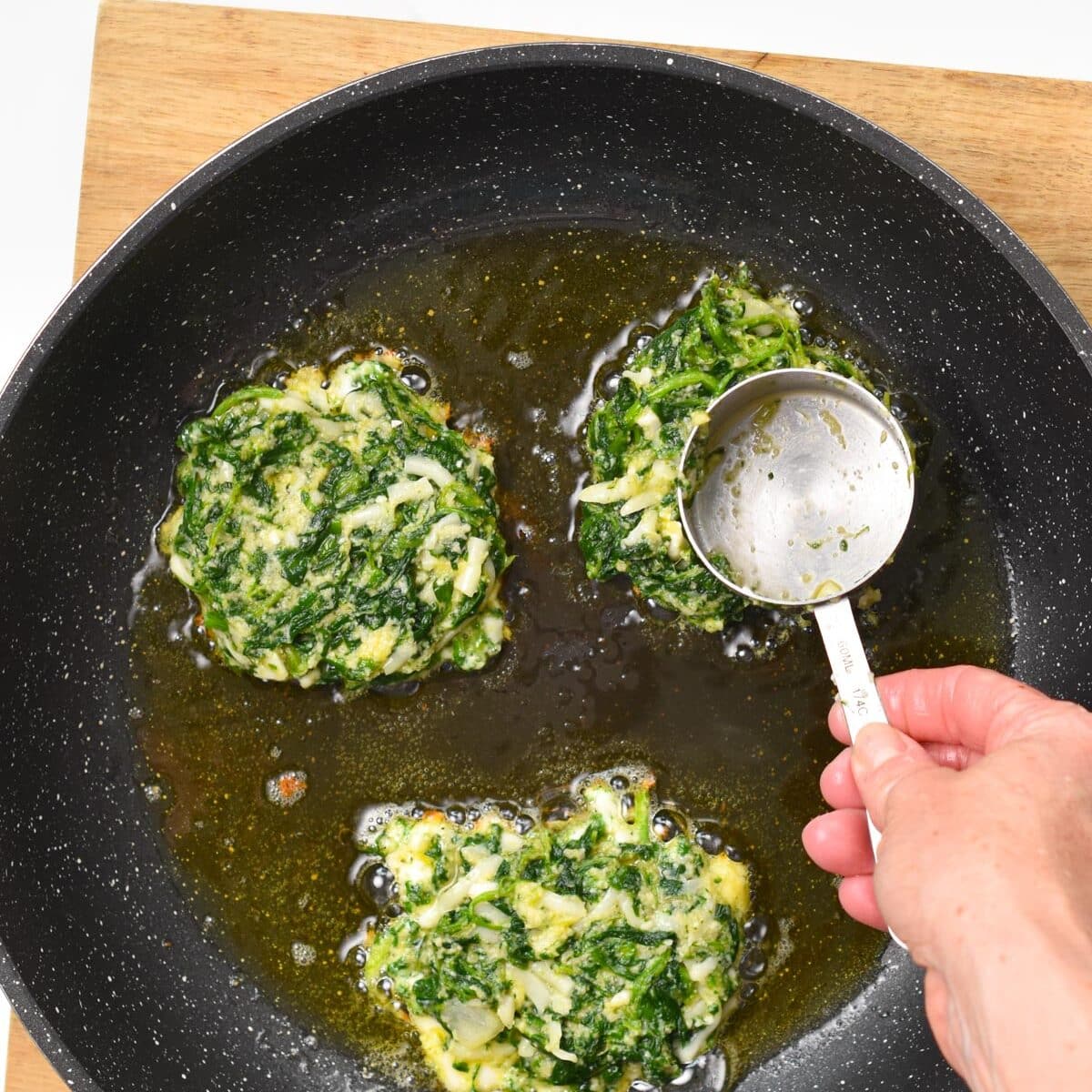 Spinach Fritters - Sweet As Honey